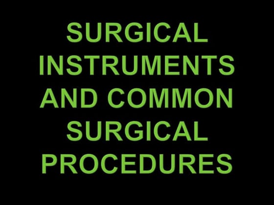 basic surgical Instruments | PPT