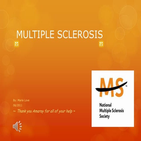 Multiple Sclerosis | PPTX