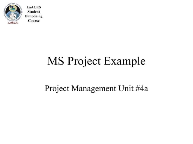 Microsoft project training manual | PDF