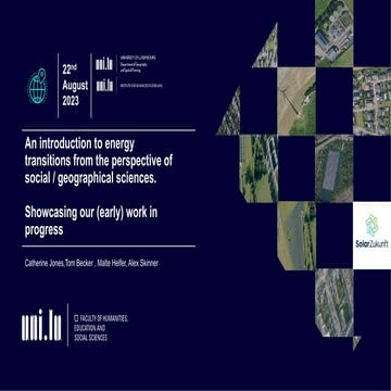 Energy Transitions | PPTX