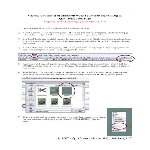 Ms pub tutorial ok | PDF