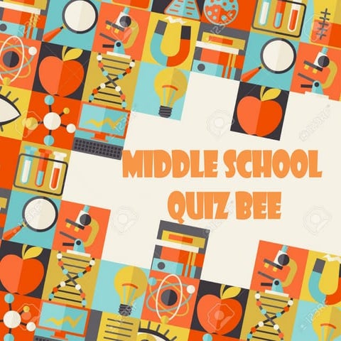 MS QUIZ BEE for science, mathematics and technology week | PPTX