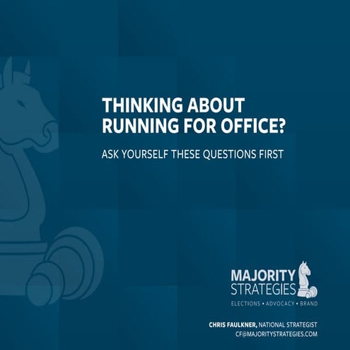 Thinking About Running for Office? | PDF
