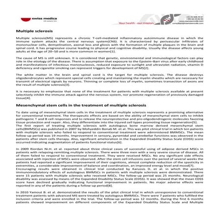 Stem cell treatment for MS | PDF