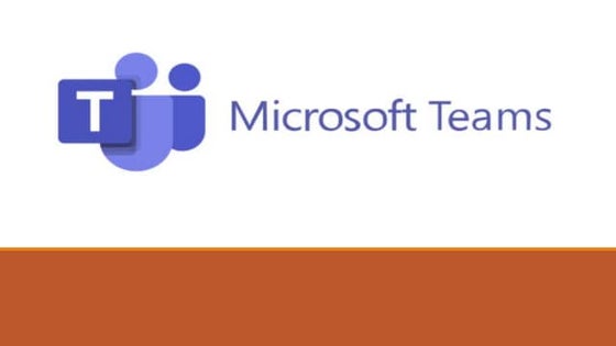Microsoft Teams - User Guide Presentation | PDF