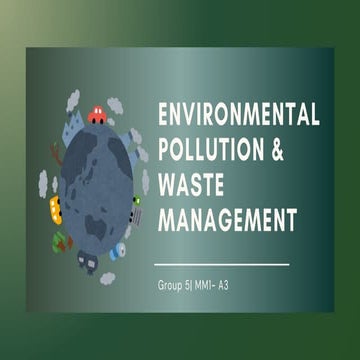 Environmental Pollution and Waste Management | PDF