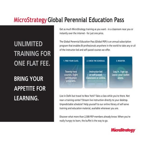 MSTR PEP Brochure | PDF