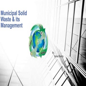 Integrated solid waste management | PPTX
