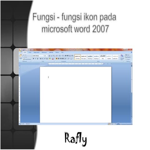 Nama icon dan fungsi ms word yang sering digunakan | DOCX