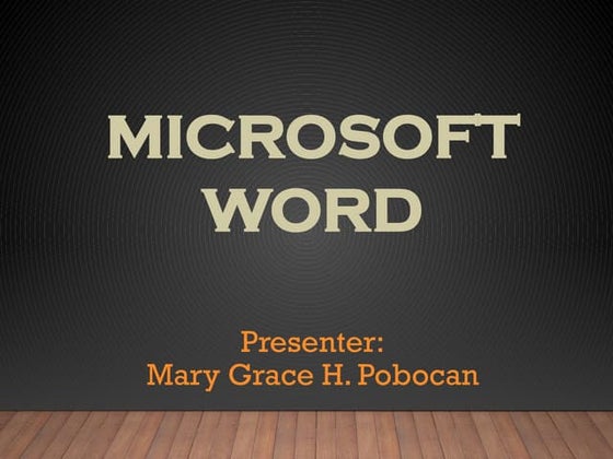 Learning the Microsoft Word interface.pptx