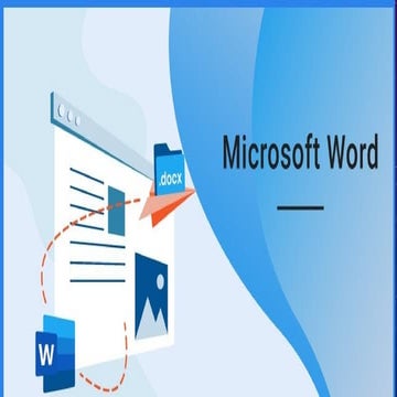 MS WORD.pptx intoduction to ms word software | PPTX