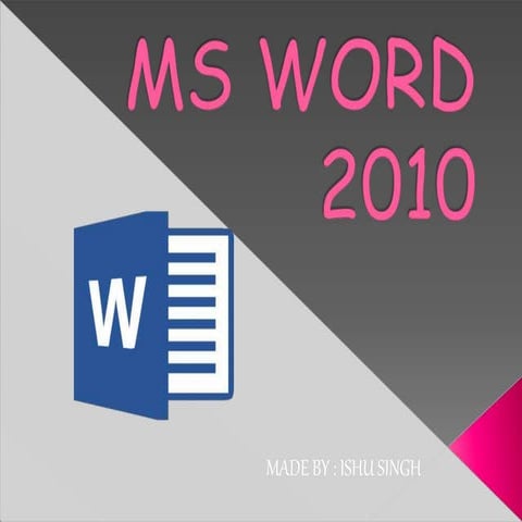 Introduction to MS Word | PPTX
