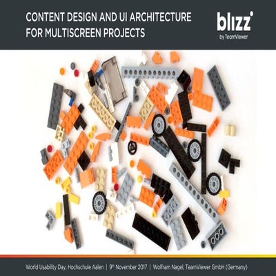 Content Design and UI Architecture for Multiscreen-projects | PDF