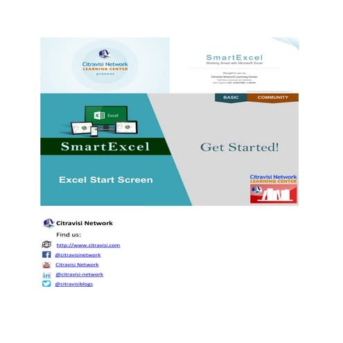 Smartexcel Excel Start Screen Pdf 