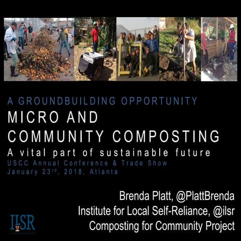 The Important Role for Micro and Community Composting | PPTX