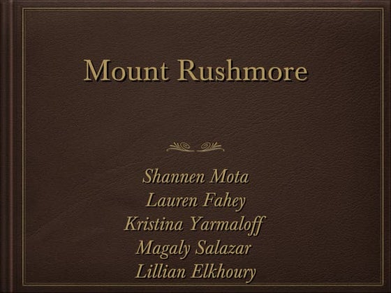 Mount Rushmore | PPT