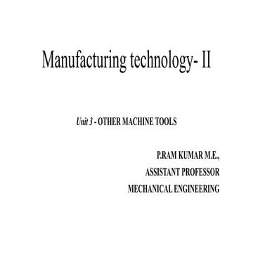 Manufacturing technology II unit - 3 | PPTX | Woodworking | Arts and Crafts