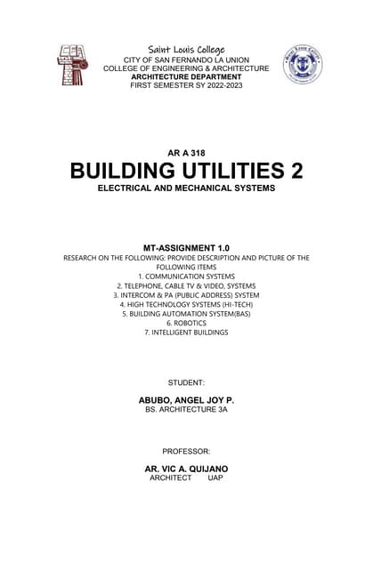 Two way intercom | PPTX | Technology & Computing