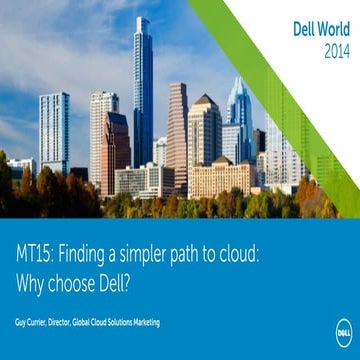 Finding a Simpler Path to Cloud | PDF