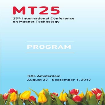 MT25 Program Book | PDF | Business Expos & Conferences | Events