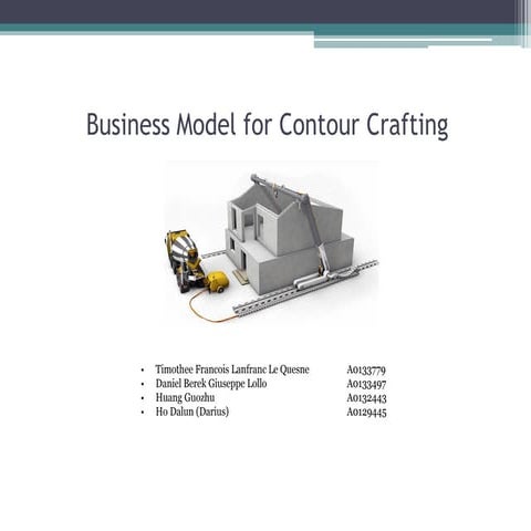 Contour Crafting for Home Construction | PPT