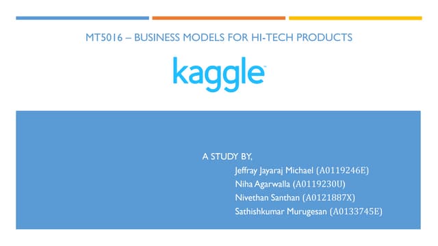Kaggle Platform LinkedIn Presentation - 22042015 | PPSX