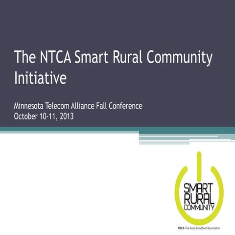 NTCA Smart Rural Community Initiative | PDF | Internet of Things | Internet
