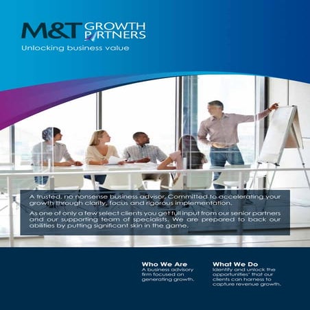 M&t a4 brochure_lores | PDF | Business Administration | Business