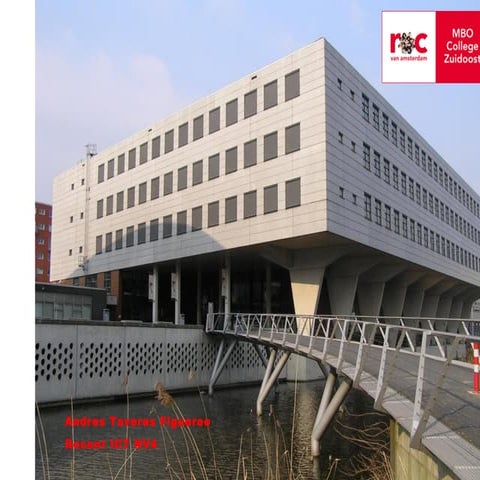 Presentatie Andres, ICT docent tijdens de informatiesessie MTA voor het ...