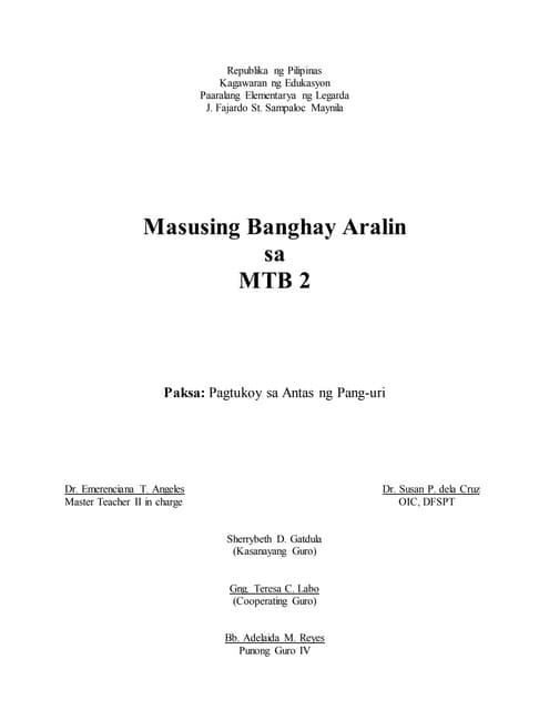 Filipino 3 Pang uri Code: F3WG-IIcd4.pptx