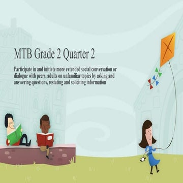 Mtb grade 2 quarter 2 #4 ppt | PPTX