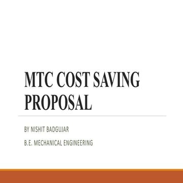 MTC Supply Chain Strategy | PPTX