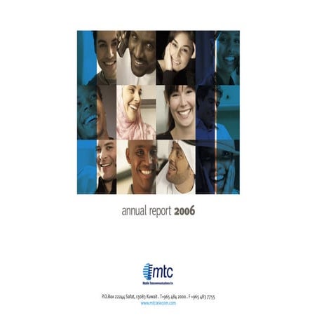 Mtc annual report 2006 | PDF | Telecommunications Industry | Industries