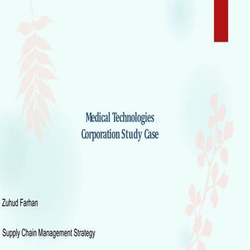 MTC Study case.pptx | Logistics and Transportation Industry | Industries