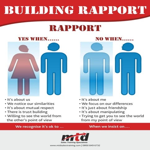 How To Build Rapport In Your Sales Interactions | PDF