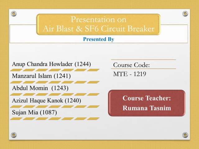 Circuit breaker presentation | PPT