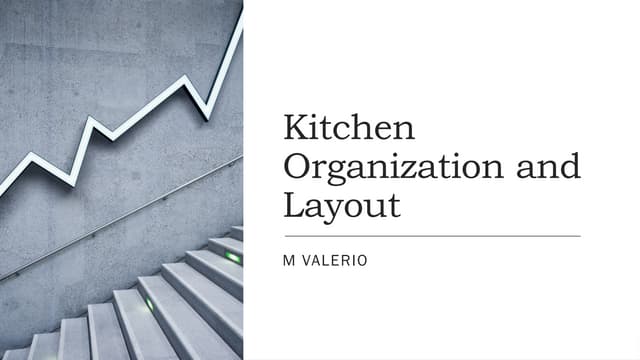 Chapter 1 the classic kitchen brigade | PPTX