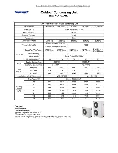 Lcu copeland compressor | PDF