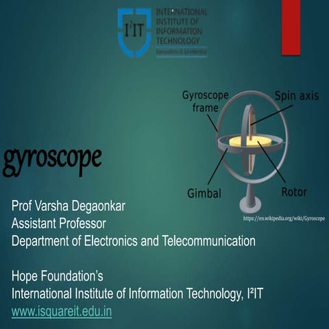 MT Gyroscope Technology & Applications | PPT