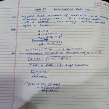 MTH 401 UNIT 2.pdf this is for unit 2 form lovely professional University | PDF