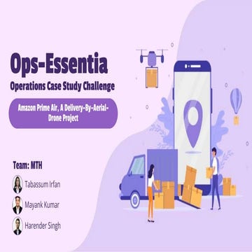 Amazon case study: Amazon prime air - A delivery by aerial drone ...