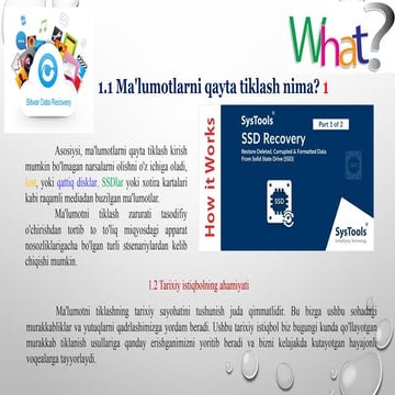 malumotlarni tiklash oraliq nazorat ishi.pptx