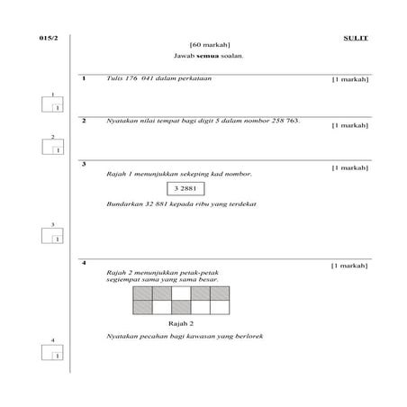 Mt kertas 2 thn 5 | PDF
