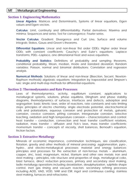 Extractive metallurgy (Basic Principles) | PDF