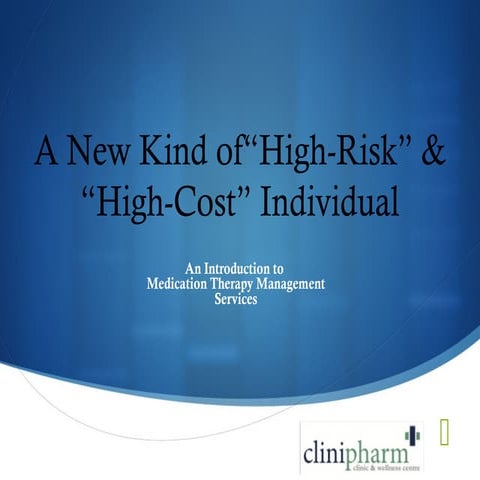 An introduction to medication therapy management | PPT