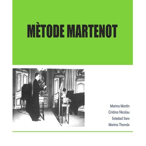 Mètode Martenot | PPTX