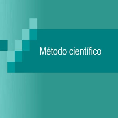 Método científico | PPT