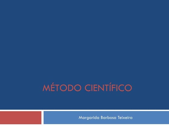 9 ano método ciêntífico | PPT