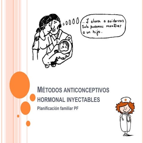 Métodos anticonceptivos hormonal inyectables | PPTX