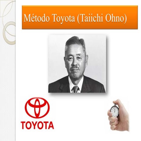 Método toyota (taiichi ohno) | PPTX